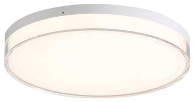Led Flush Mounts LED Flush Mount, White - Modern - Flush-mount Ceiling ...