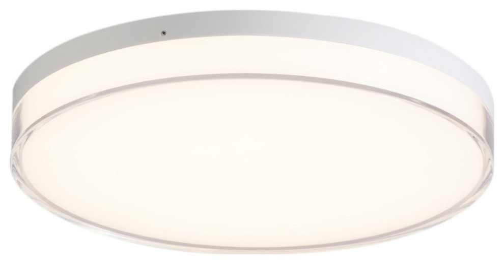 Led Flush Mounts LED Flush Mount, White - Modern - Flush-mount Ceiling ...