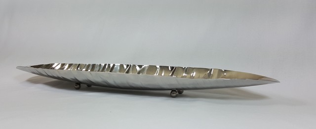 Elegance Small Canoe Boat Tray, Stainless Steel - Beach Style - Serving ...