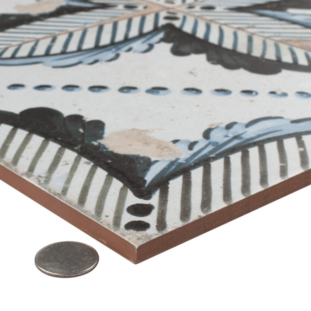 Kings Root Ceramic Floor and Wall Tile, Sample - Farmhouse - Wall And ...