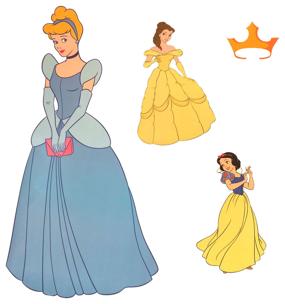 Disney Cinderella Accent Sticker Princess Friend Wall Decals ...