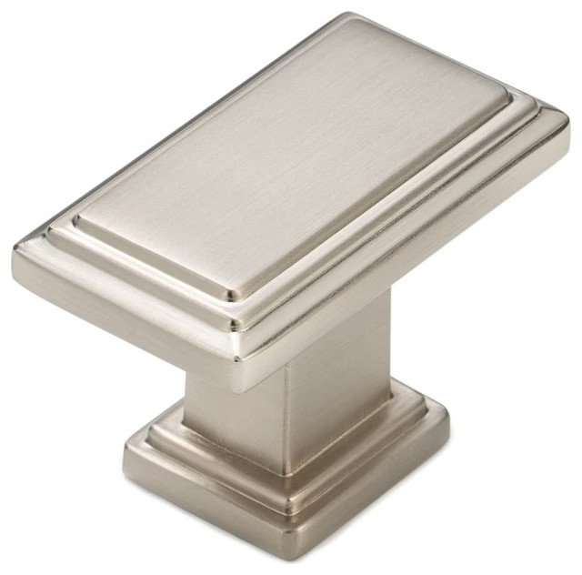 Rectangular Stepped Cabinet Knob - Traditional - Cabinet And Drawer ...