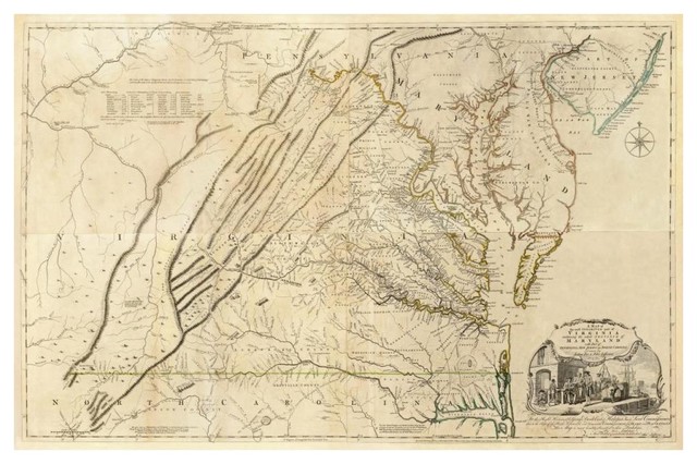 "Composite: Virginia, 1776" Digital Paper Print by Thomas Jefferys, 24 ...