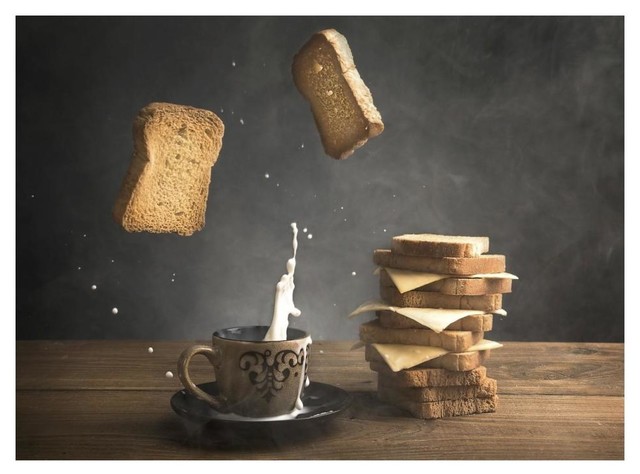 "Splash" Digital Paper Print by Ali Bader, 18"x14", 18"x14 ...