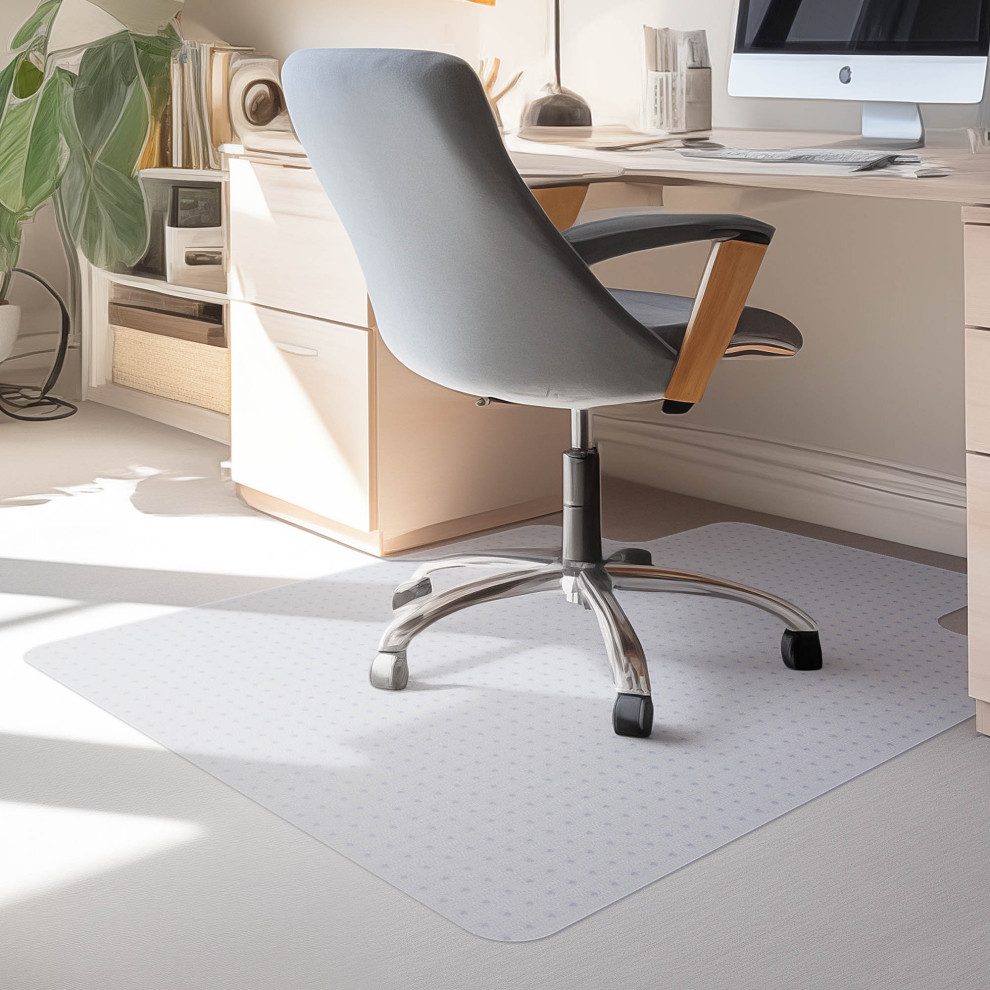 Yescom 36" x 48" Office Desk Chair Mat for Carpets PVC Floor Mat with ...