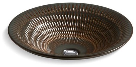 Kohler Derring On Carrollon Round Bathroom Sink - Contemporary ...