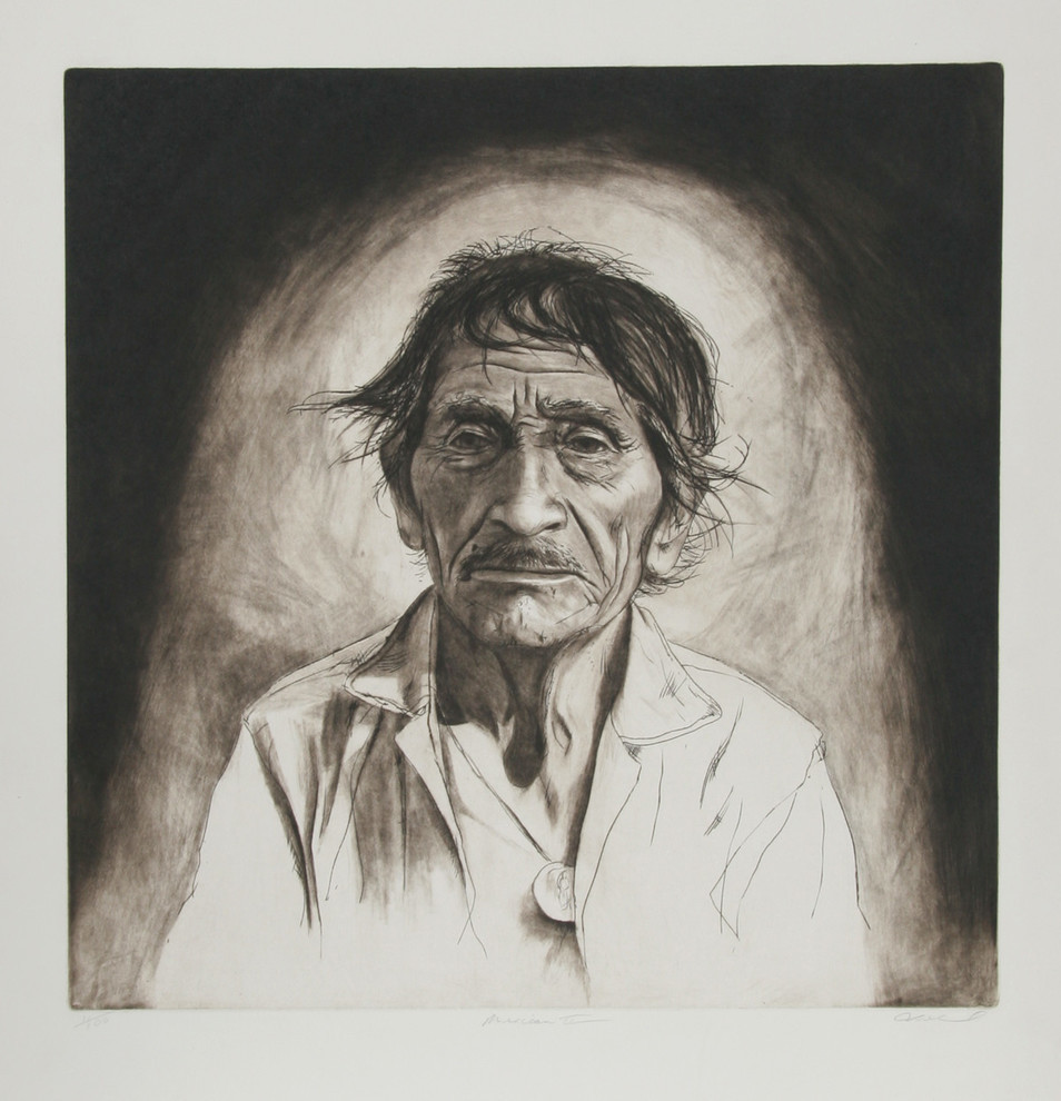Harry McCormick "Mexican II" Etching - Transitional - Fine Art Prints ...