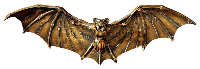 Cyber Bat Steampunk Plaque - Contemporary - Wall Sculptures - by ...
