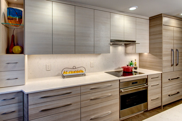 High-Rise Condo - Contemporary Look - Contemporary - Kitchen - Seattle ...