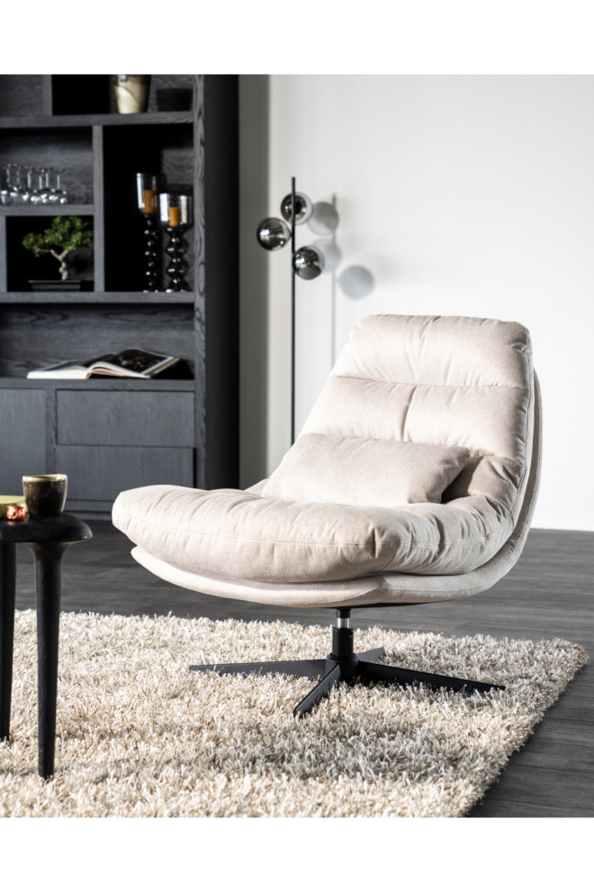 Modern Swivel Lounge Chair, Eleonora Cooper - Transitional - Armchairs ...