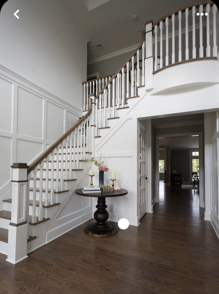 Two story foyer trim / paneling