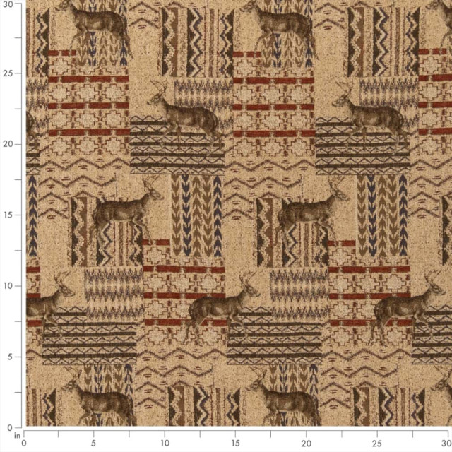Natural Novelty Tapestry woven Upholstery Fabric by the Yard, By The ...
