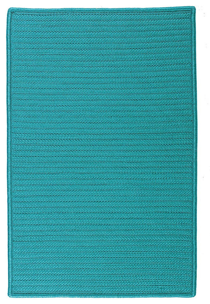 Colonial Mills Simply Home Solid H049 Turquoise Area Rugs, 3x5 ...