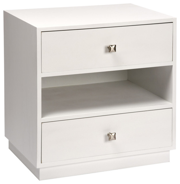 Felice 2-Drawer Side Chest - Traditional - Nightstands And Bedside ...