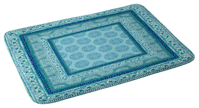 Aimee St Hill Mya Square Memory Foam Bath Mat, 34"x21" - Contemporary ...
