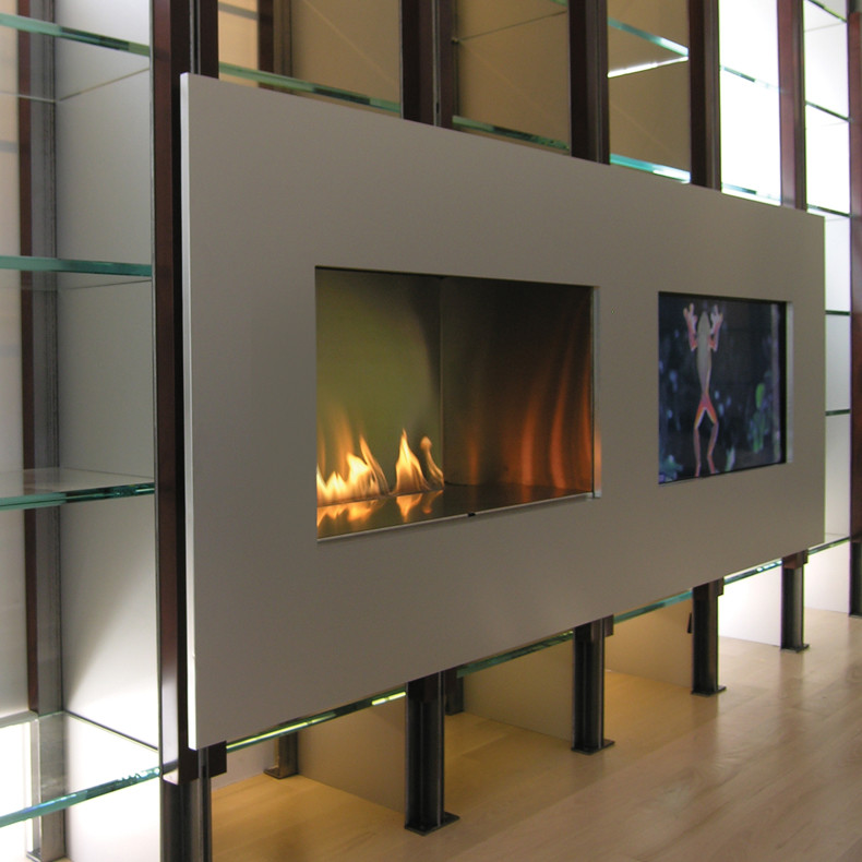 Floating Fireplace - Modern - New York - by Spark Modern Fires | Houzz