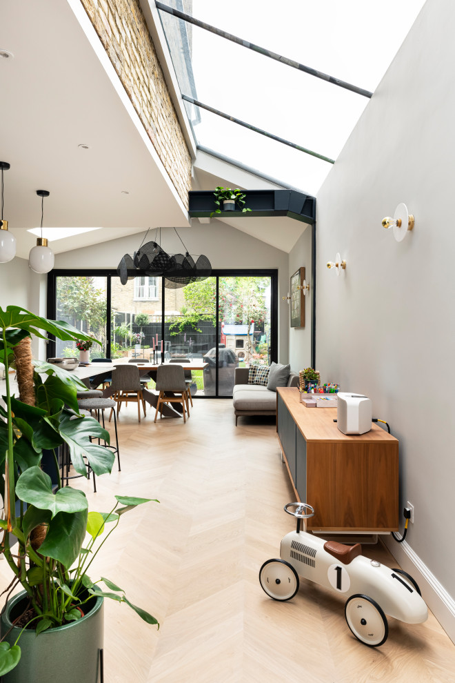 A wraparound extension in Lambeth - Contemporary - Kitchen - London ...