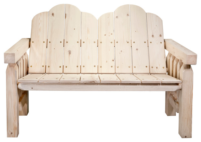 Homestead Collection Deck Bench - Rustic - Outdoor Benches - by Montana ...