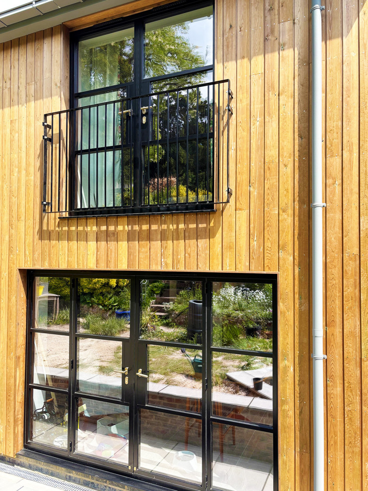 Timber cedar cladding installation in Guildford, Surrey - House ...