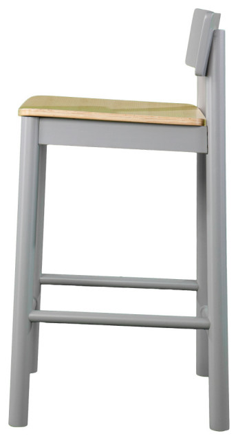 Palksbry Two-Tone Counter Stools, 2-Piece Set - Midcentury - Bar Stools ...