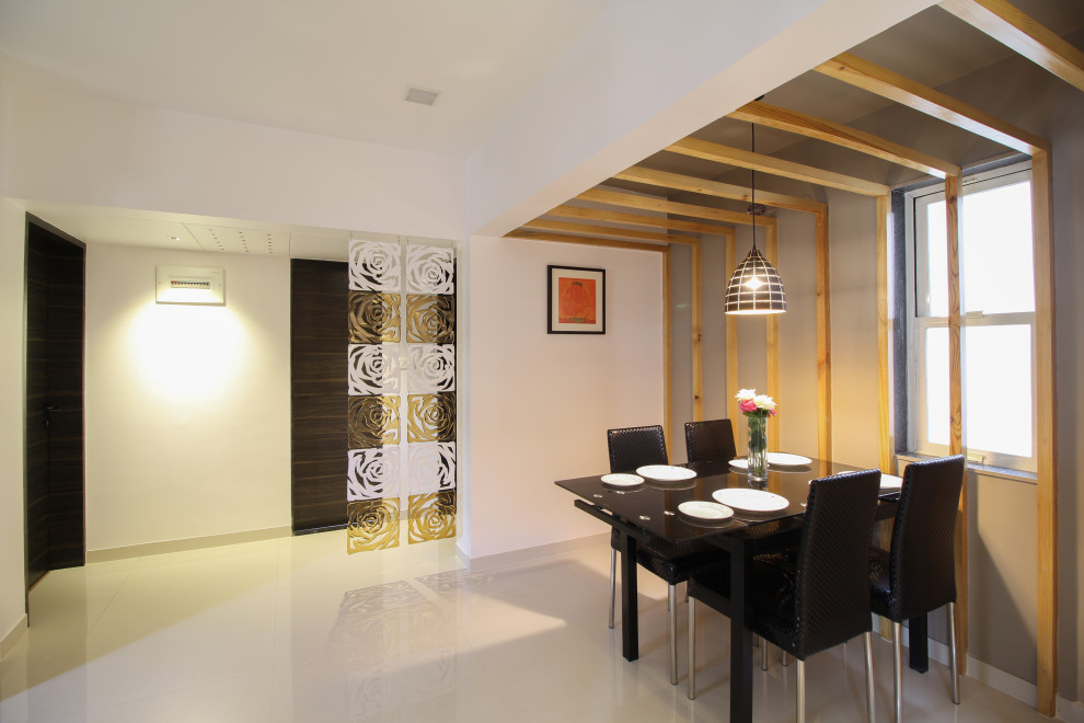 Modern style interior design for bedroom & leaving room - Modern - Dining Room - Pune - by ...