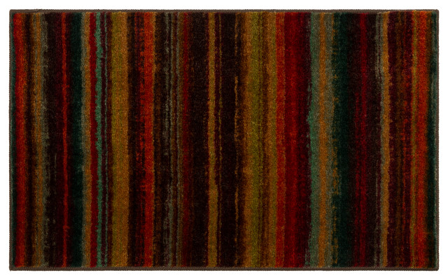 Mohawk New Wave Boho Stripe Multi, 1'8"x2'10" - Contemporary - Area ...