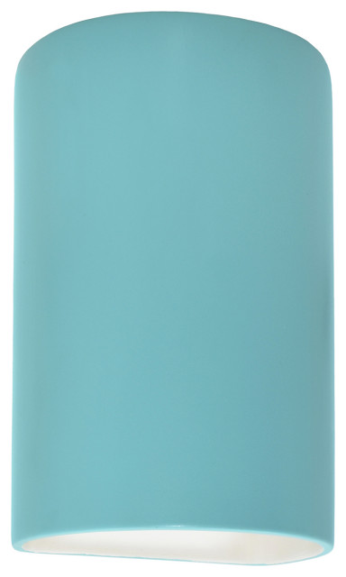 Ambiance Small Cylinder Wall Sconce, Closed, Reflecting Pool, E26 ...