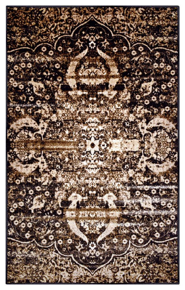 Oswell Traditional Distressed Indoor Area Rug, 5 Ft. X 8 Ft ...