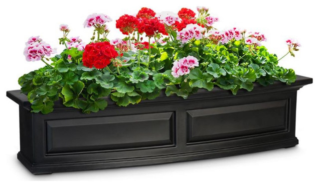 Mayne Nantucket 4ft Weatherproof Traditional Plastic Window Box in ...
