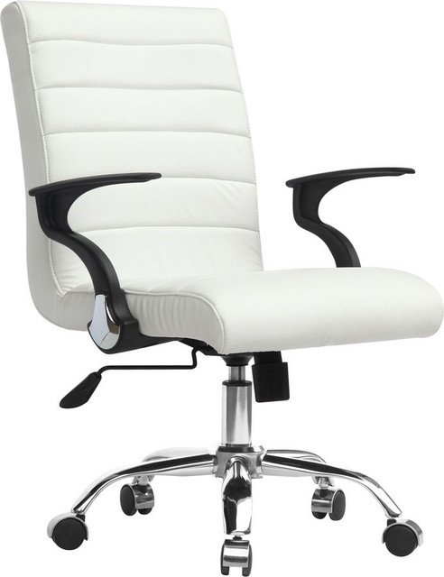 Modern Classics Timeless Office Chair, White, 38"H x 25"W x 24"D ...