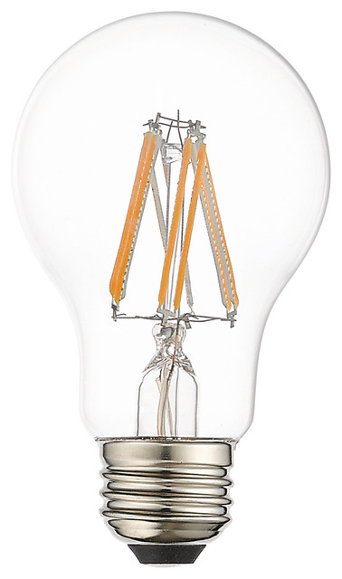 A19 Pear Filament Graphene LED Bulbs, Set of 60 - Traditional - Led ...