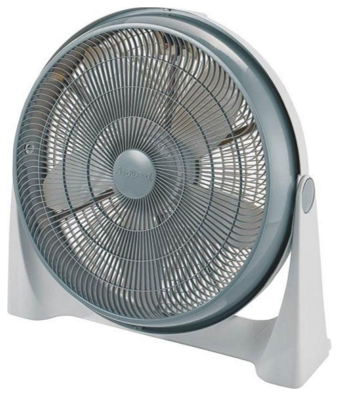Aerospeed AC100 High Performance Air Circulator Fan, 5-Blades, 3-Speeds ...
