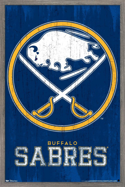NHL Buffalo Sabres - Logo 13, 22.375" x 34" - Southwestern - Prints And ...