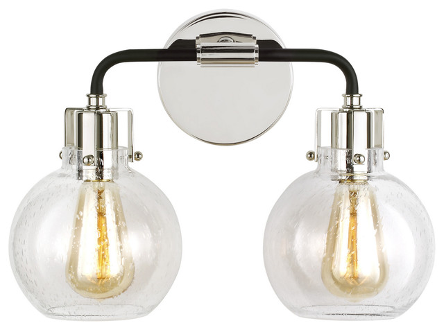 Murray Feiss Clara Two Light Bath Fixture VS24402PN/TXB - Industrial ...
