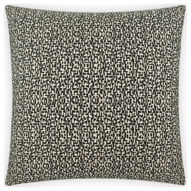 Code Pillow - Charcoal, 24" x 24" - Contemporary - Decorative Pillows ...
