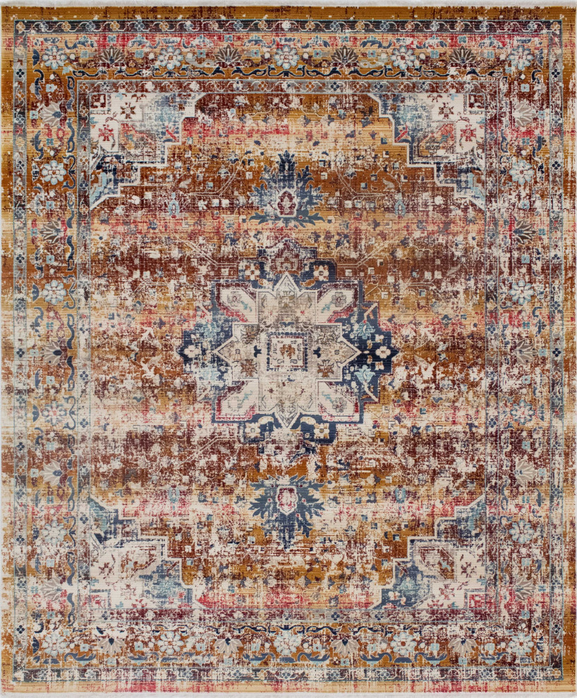 Noori Rug Latif Ivory/Gray Rug, 3'11" x 5'9" - Contemporary - Area Rugs ...