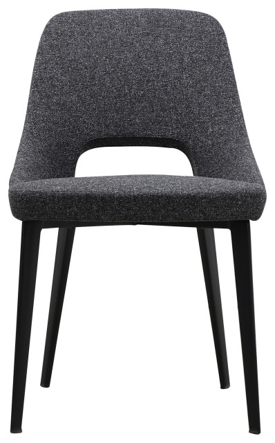 Tizz Dining Chair Dark Grey - Midcentury - Dining Chairs - by Moe's ...