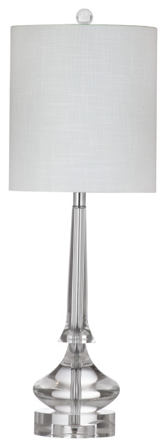 Rivoli Crystal White Table Lamp - Traditional - Table Lamps - by ...