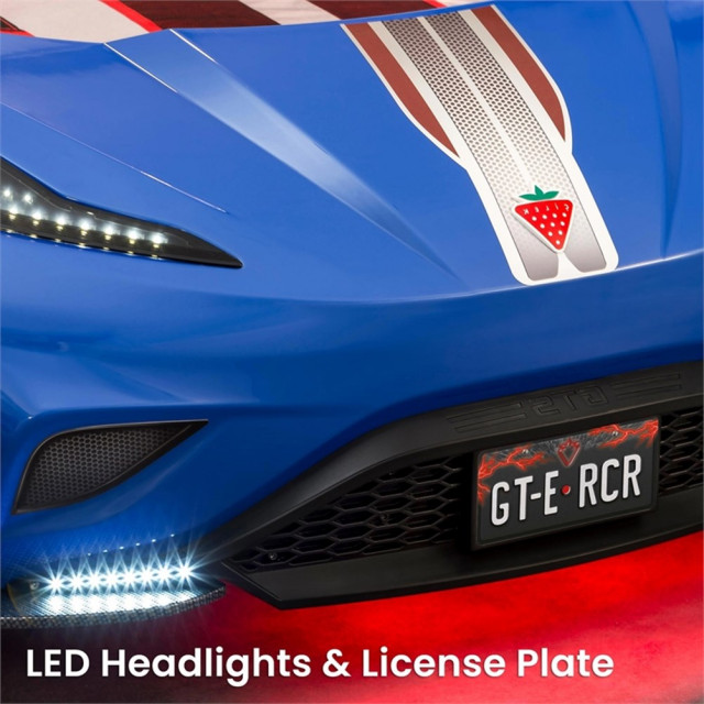 Cilek Kids Room GTS Wood Twin Race Car Bed with Five-Spoke Wheels in ...