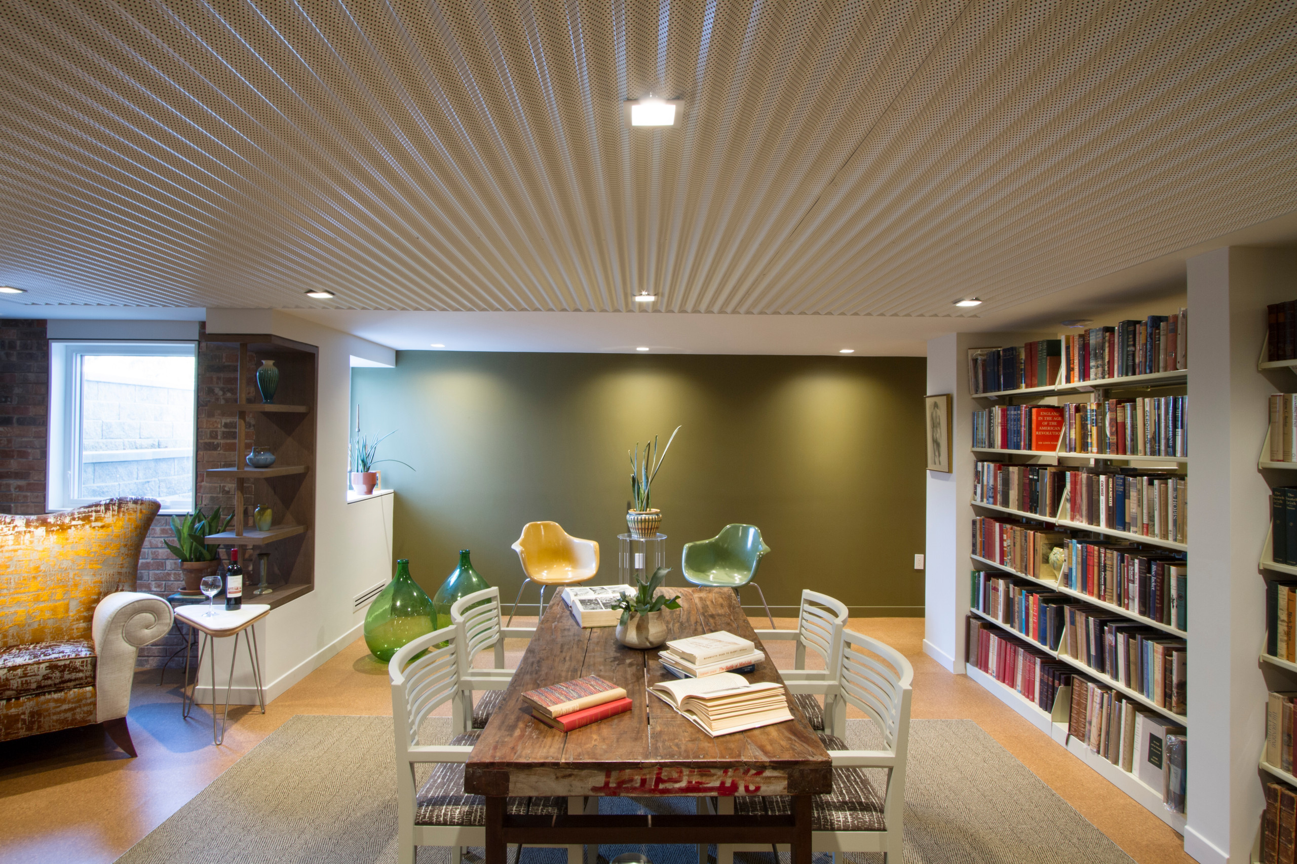 Basement Library The Rule Of Saint Benedict Scroll Has A New Home At