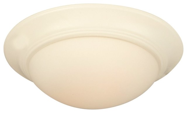 Craftmade Elegance Bowl Light Kit, White with Cased White Glass ...