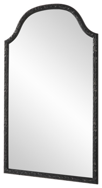 Contemporary Transitional 36" Arched Mirror - Transitional - Wall ...