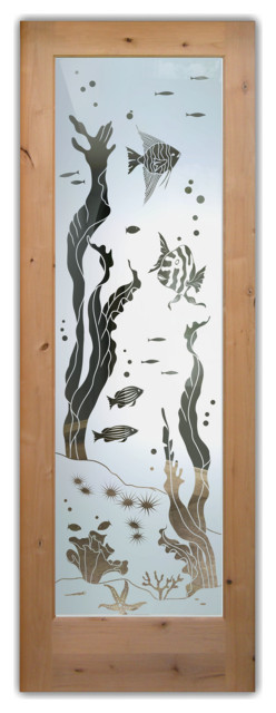 Interior Prehung Door or Interior Slab Door - Aquarium Fish - Primed ...