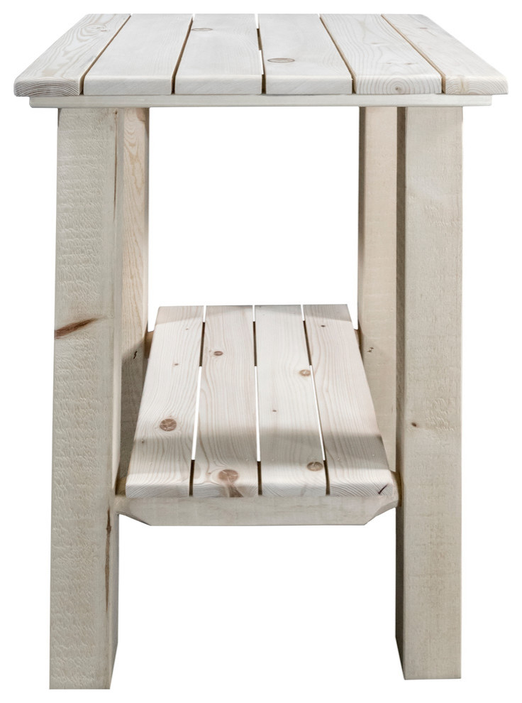 Homestead Collection Exterior End Table - Rustic - Outdoor Side Tables ...