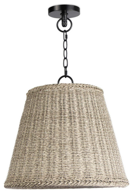 Coastal Living Augustine Outdoor Pendant Large, Weathered White ...