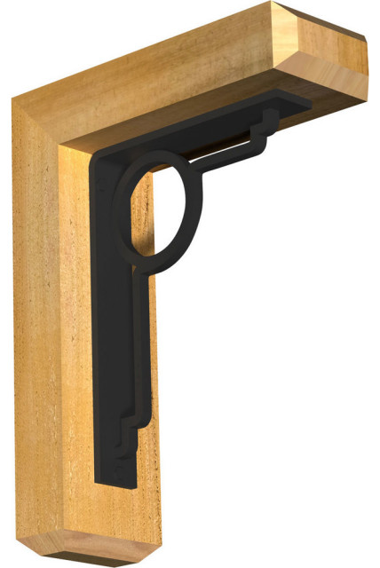 Maria Craftsman Ironcrest Bracket Single Brace, 2" Thick, 11-1/2"x14 ...