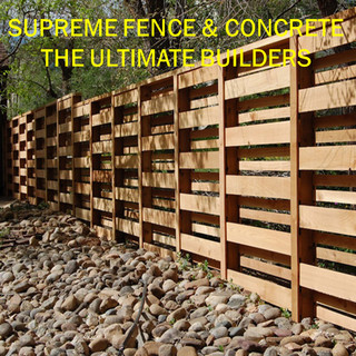 SUPREME FENCE & CONCRETE THE ULTIMATE BUILDERS - Project Photos ...