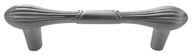 Celeste Ocean Wave Cabinet Handle Brushed Nickel Solid Zinc 3 ...