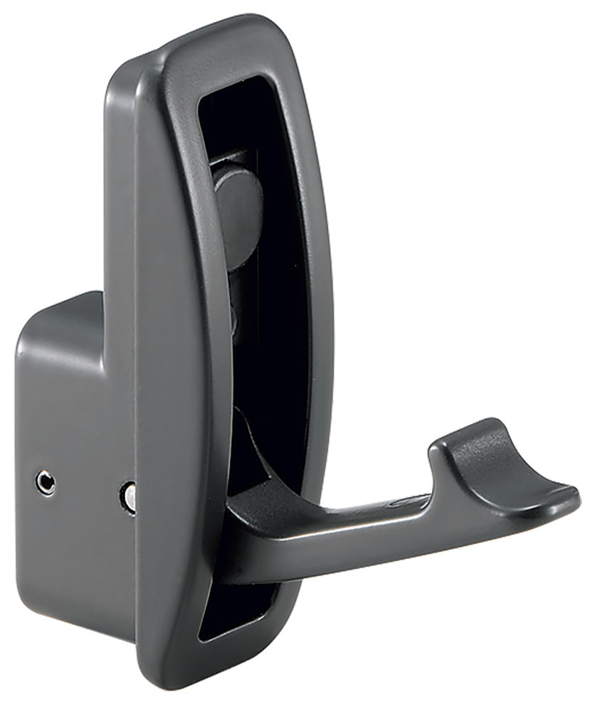 Recessed Hook, Gray/Black Finish - Transitional - Wall Hooks - by ...