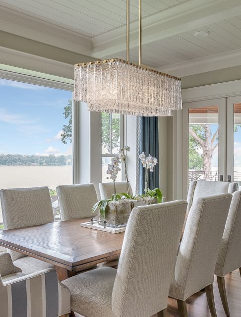 Glacier 5 Light Island Lighting - Transitional - Kitchen Island ...